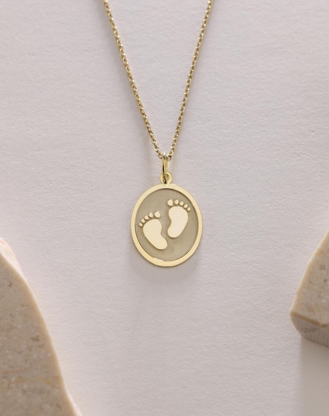Baby Feet Silver Pendant , Silver Baby Feet Necklace ,baby Feet Charm ...