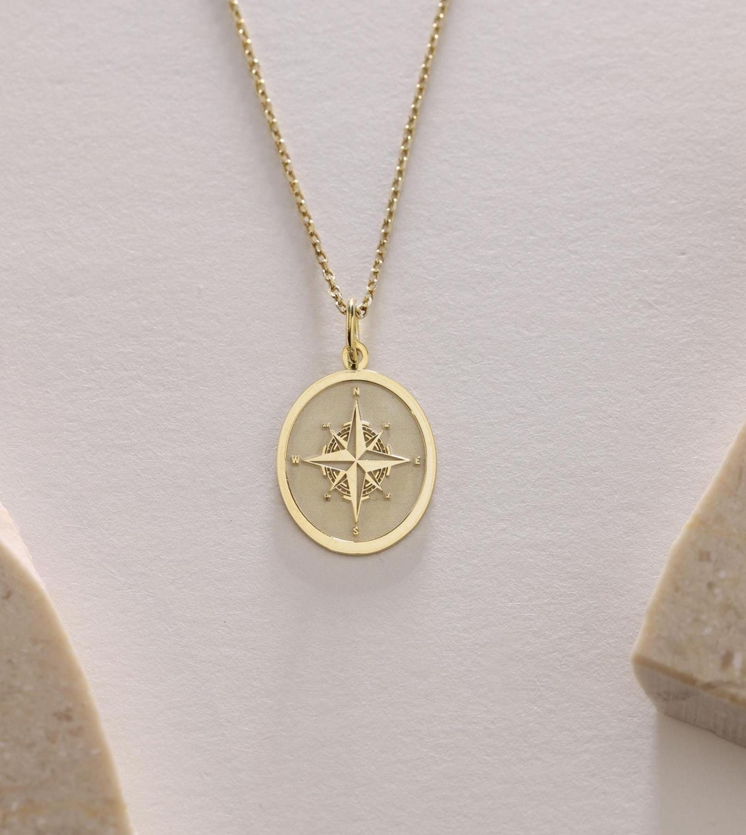 Compass Silver Pendant , Silver Compass Necklace ,compass Charm Silver ...