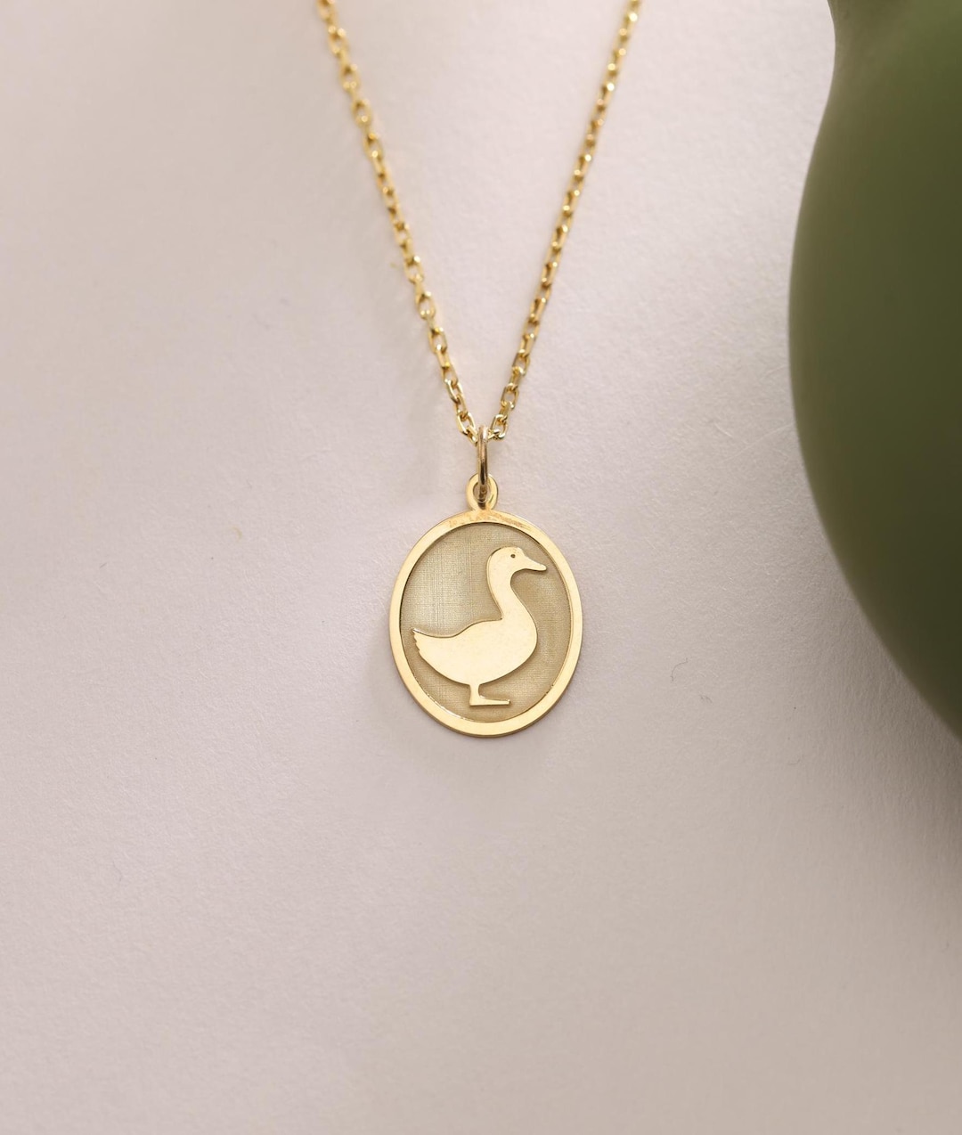 Duck Silver Pendant ,silver Duck Necklace , Duck Charm Silver , Duck ...