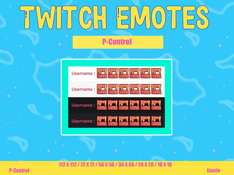 Funny P-control Twitch Emote – Cartoon Meme, PNG (digital Download) - Etsy