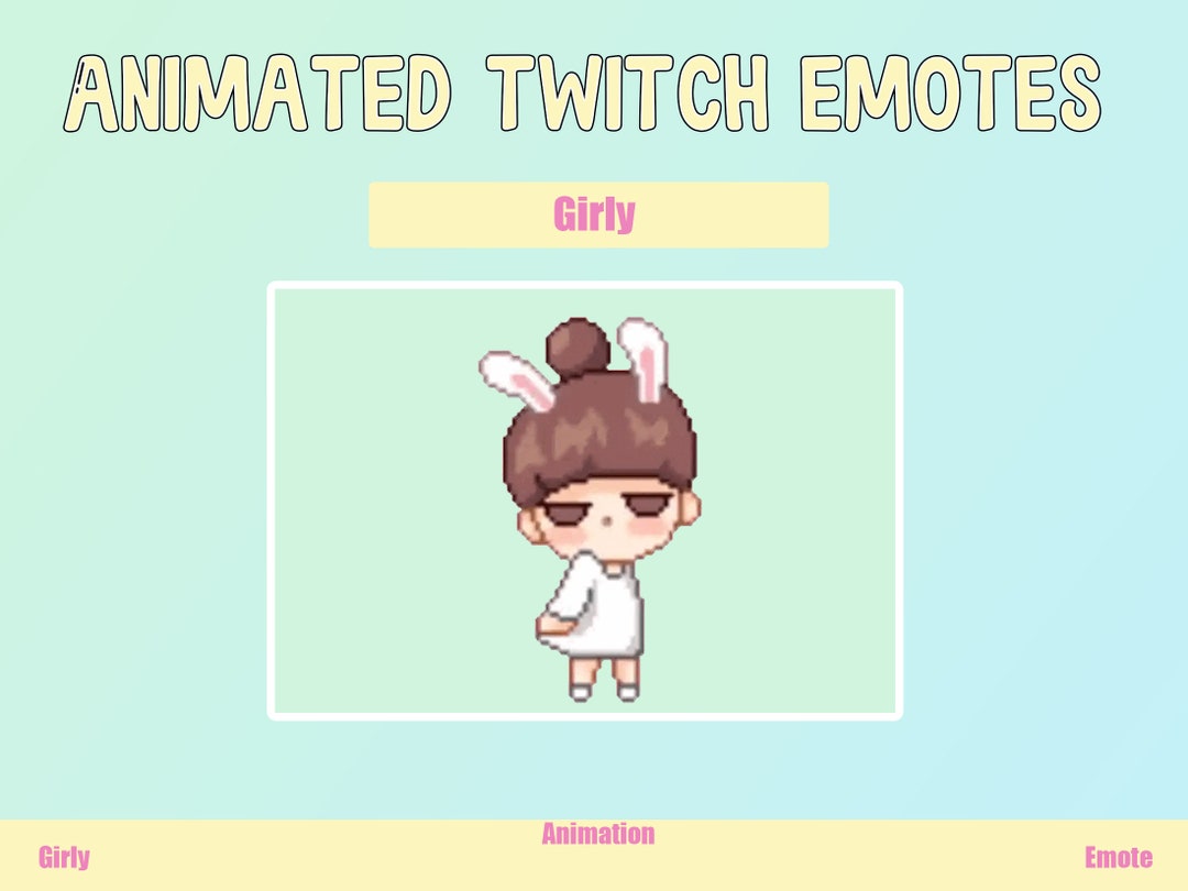 Animated Dancing Girl Emote for Twitch or Discord | Twitch Emotes ...