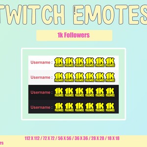 Twitch Emote - 1k Followers | Funny Meme Emote | Cartoon Meme Emote ...