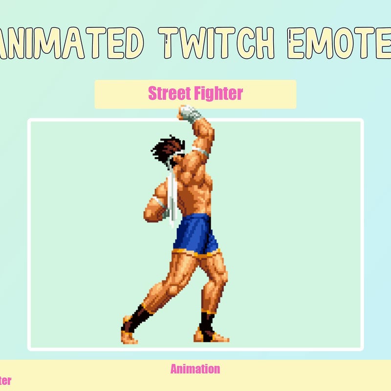 Street Fighter Twitch Overlay - Etsy