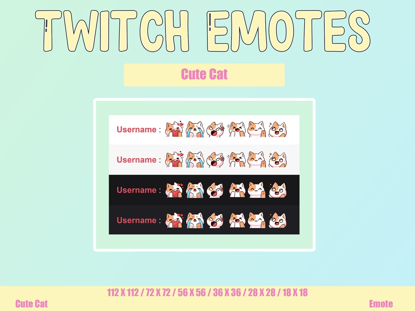 Twitch Emote Cat Cuddly Funny Meme Emote Cartoon Meme - Etsy