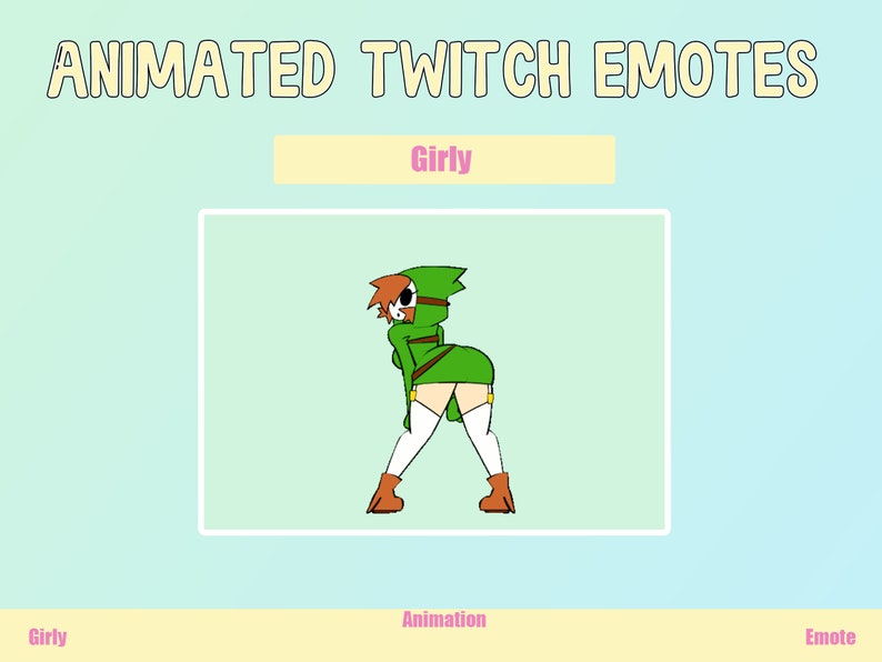 Animated Dancing Girl Emote for Twitch or Discord | Twitch Emotes ...