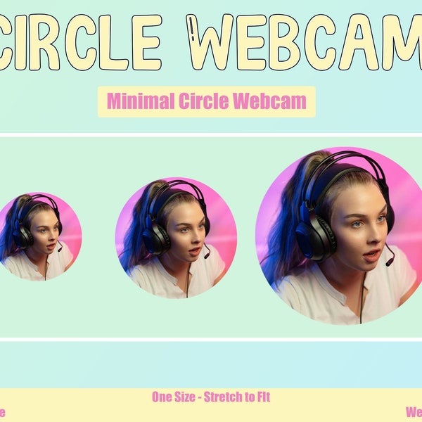 Circle Webcam Overlay - Etsy