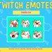 Twitch Emote Cat Cuddly | Funny Meme Emote | Cartoon Meme Emote ...