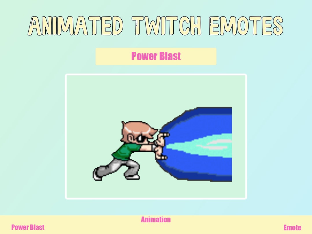 Animated Hadouken / Power Blast Emote for Twitch or Discord | Twitch ...