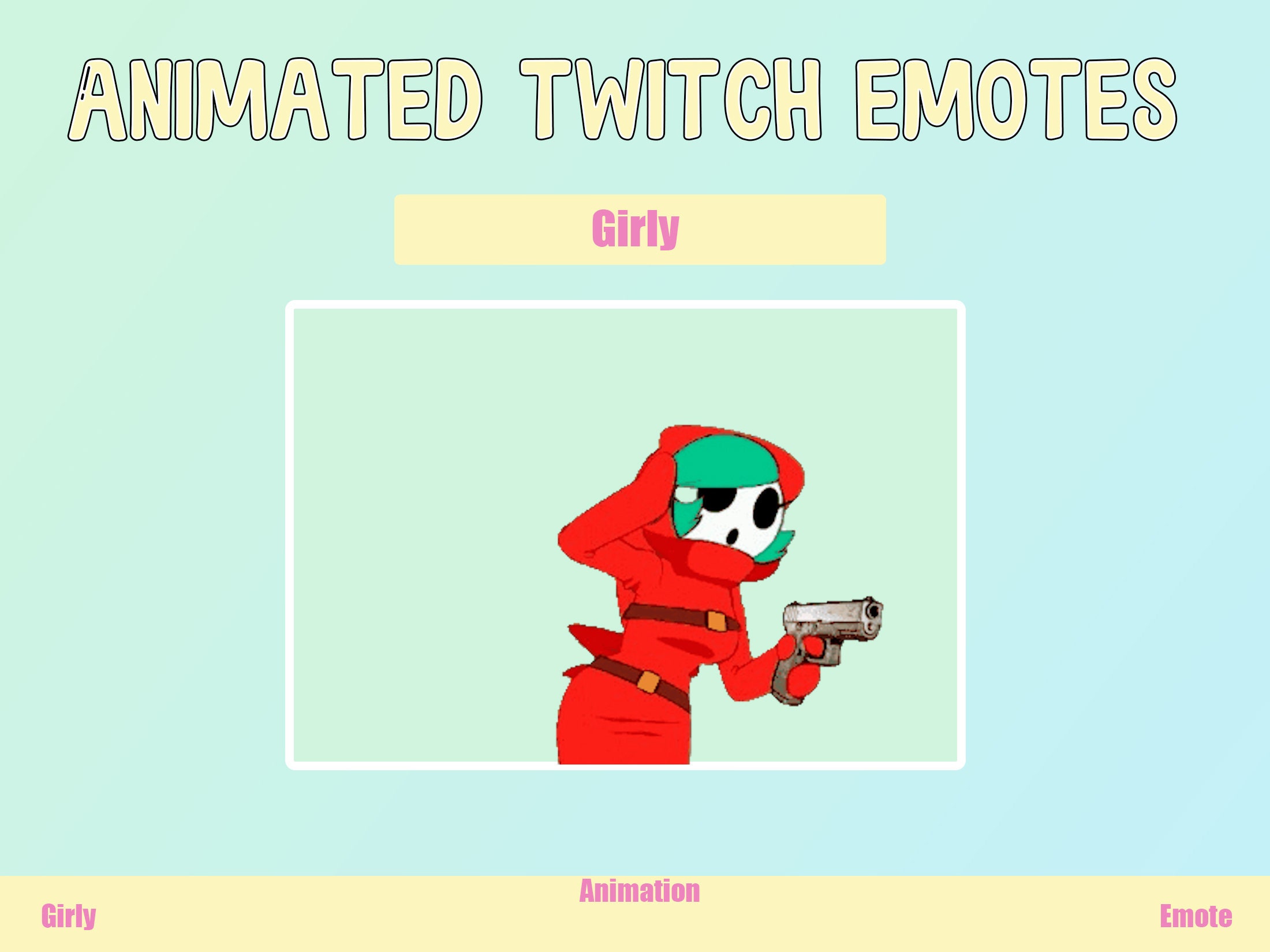 Animated Dancing Girl Emote for Twitch or Discord | Twitch Emotes ...