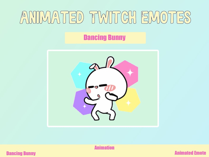 ANIMATED Carlton Bunny Emotes for Twitch and Discord ! Cute Chibi ...