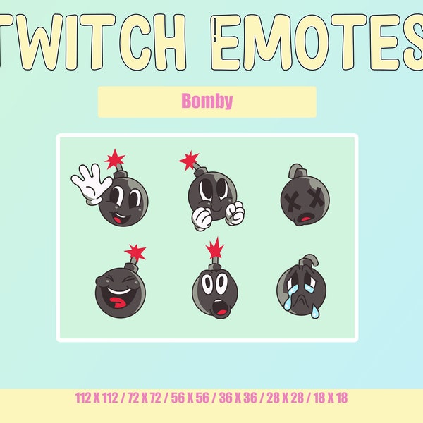Bomb Twitch Emotes - Etsy