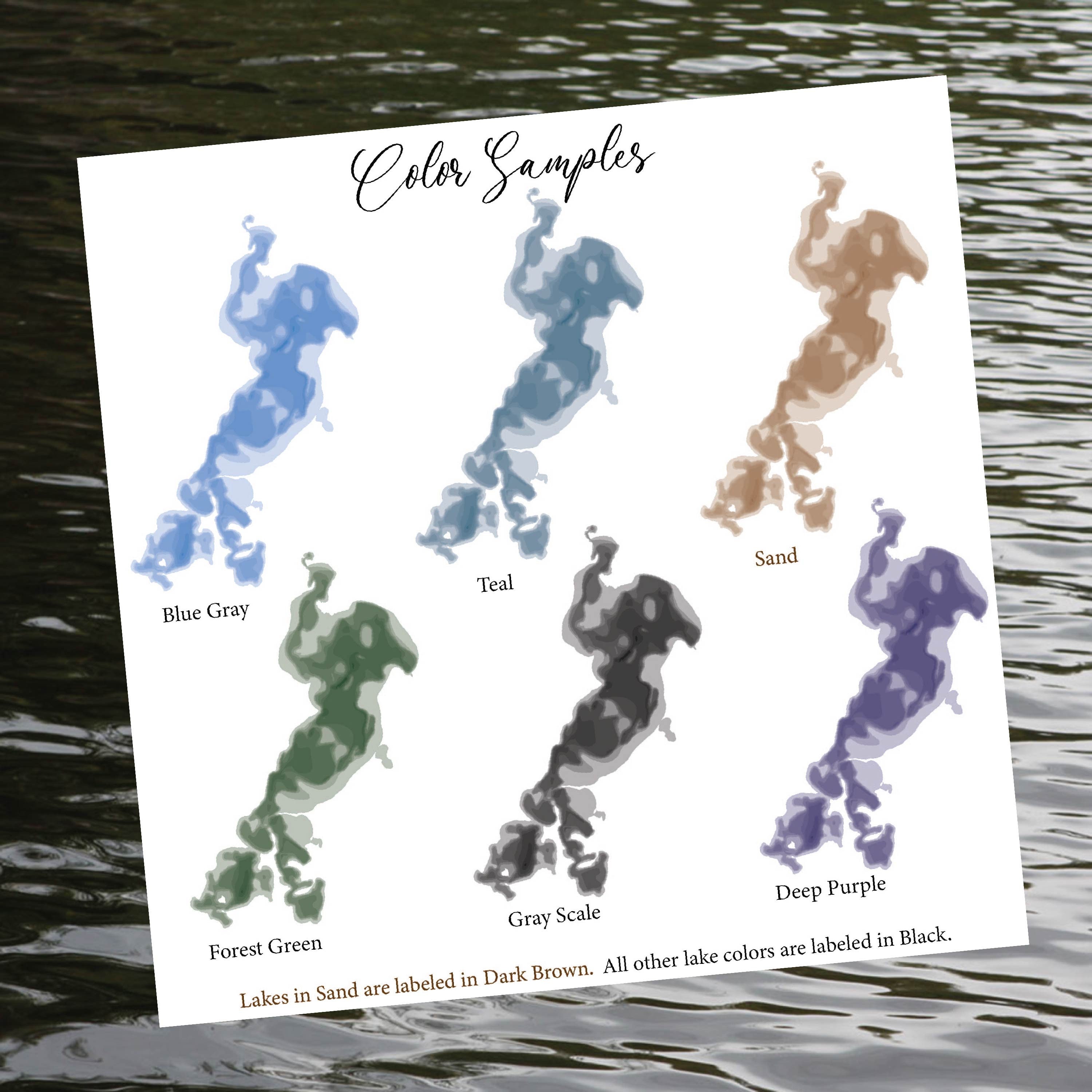 Lake Winnibigoshish, Cass County, Minnesota Lake Depth Map - Etsy