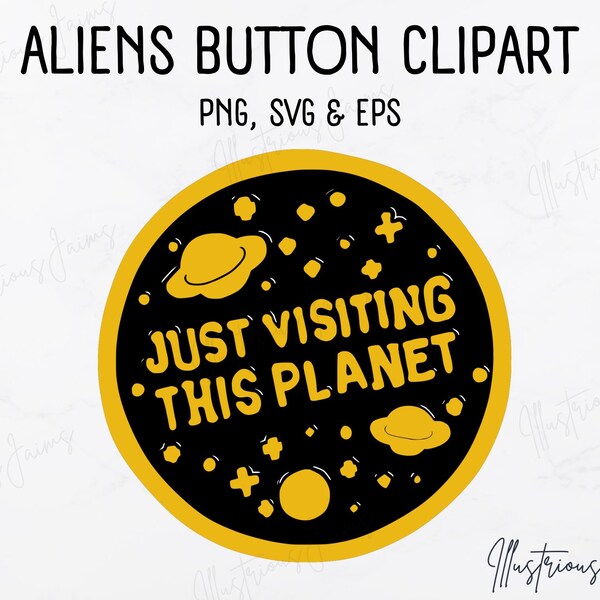 Just Visiting Alien Shirt - Etsy