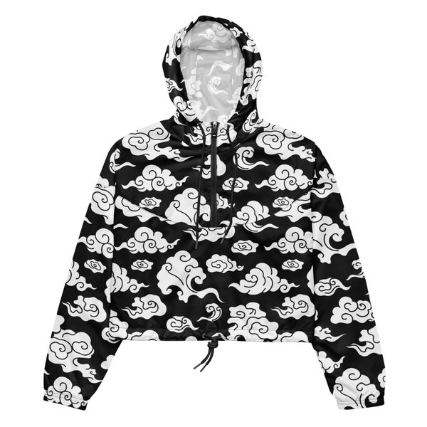 Anime Crop Top Hoodie - Etsy
