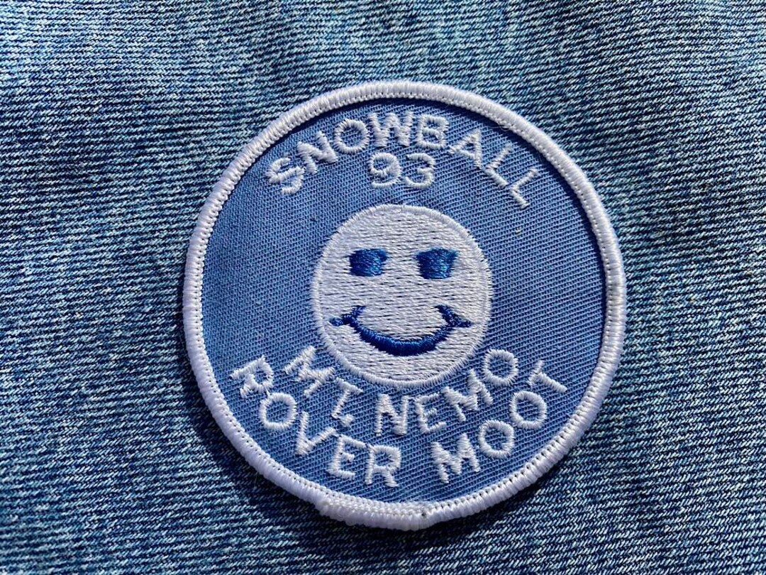 Vintage “snowball 93 Mt Nemo Rover Moot” Embroidered Cloth Patch - Etsy