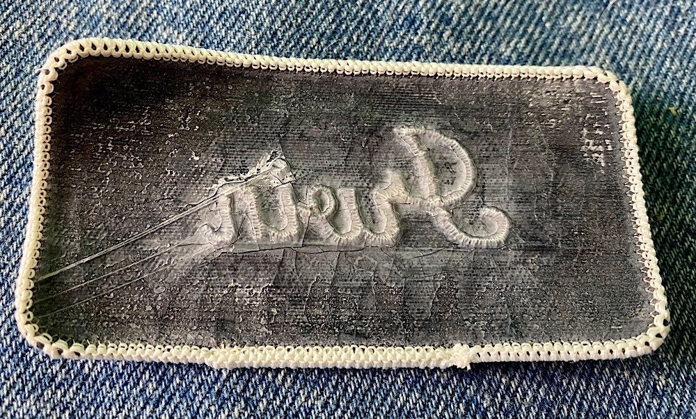 Vintage “irvin” Name Tag Embroidered Cloth Patch - Etsy