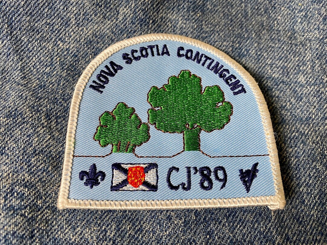 Vintage “nova Scotia Contingent CJ 89” Embroidered Cloth Patch - Etsy