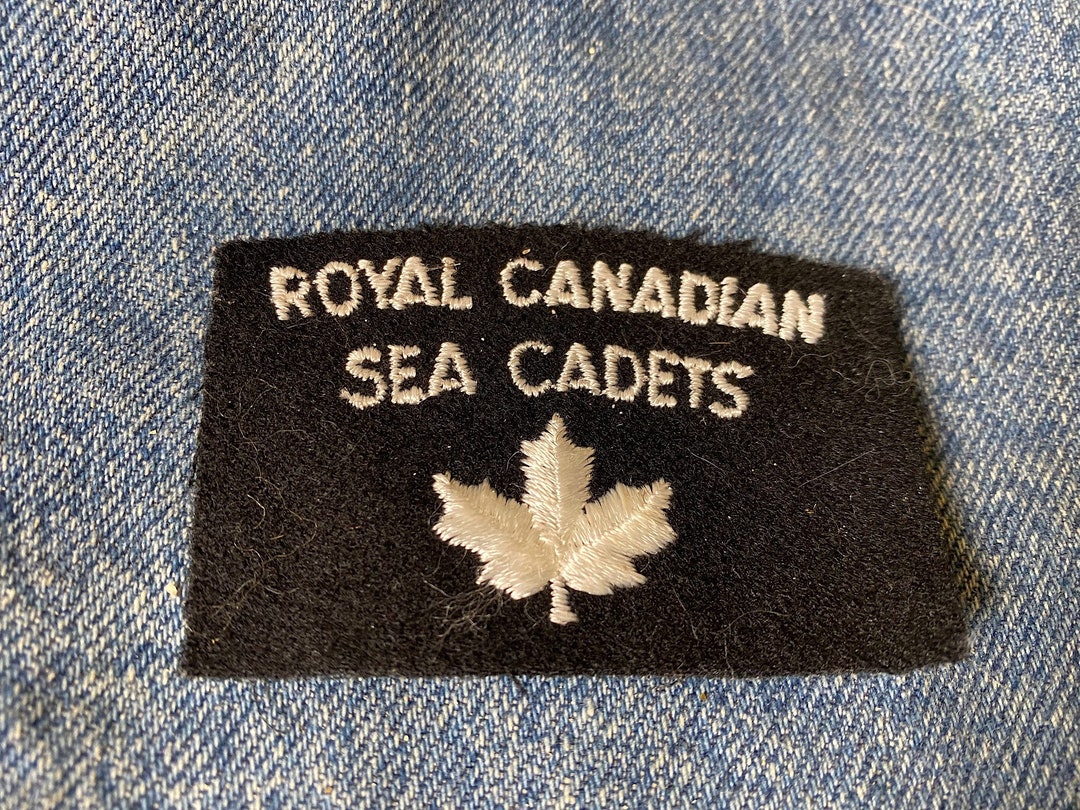 Vintage “royal Canadian Sea Cadets” Embroidered Cloth Patch - Etsy