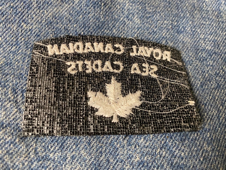Vintage “royal Canadian Sea Cadets” Embroidered Cloth Patch - Etsy