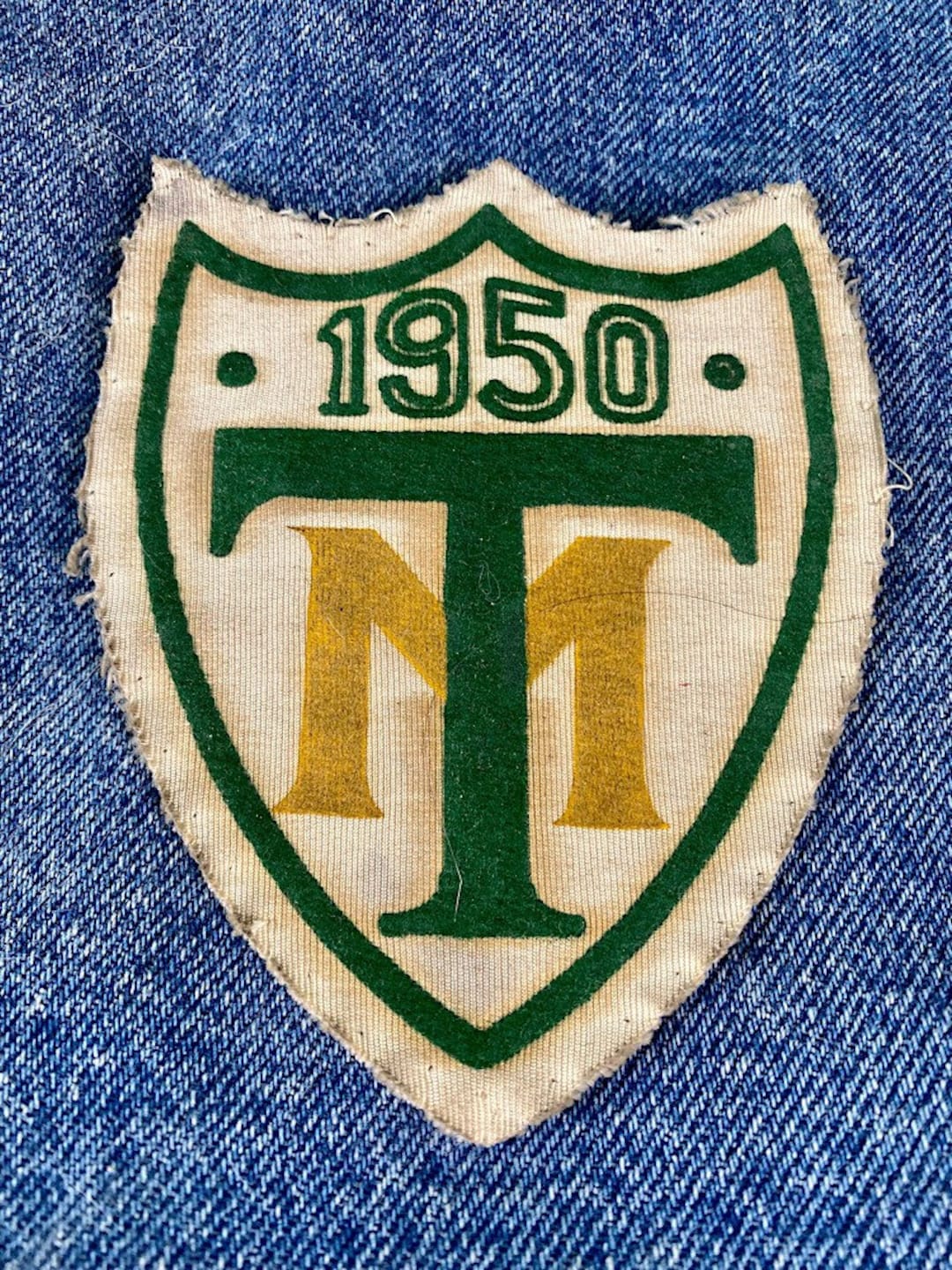 Vintage 1950 TM Printed Cloth Patch - Etsy
