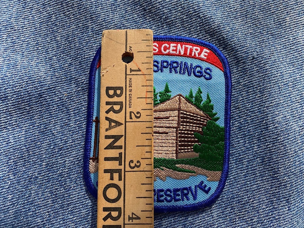 Vintage scenes Centre Blue Springs Scout Reserve Embroidered Cloth ...