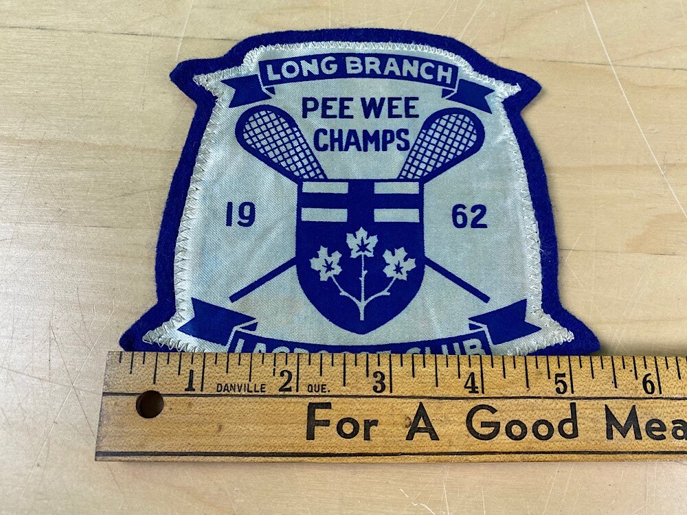 Vintage Long Branch Lacrosse Club Printed Satin and Felt Patch - Etsy