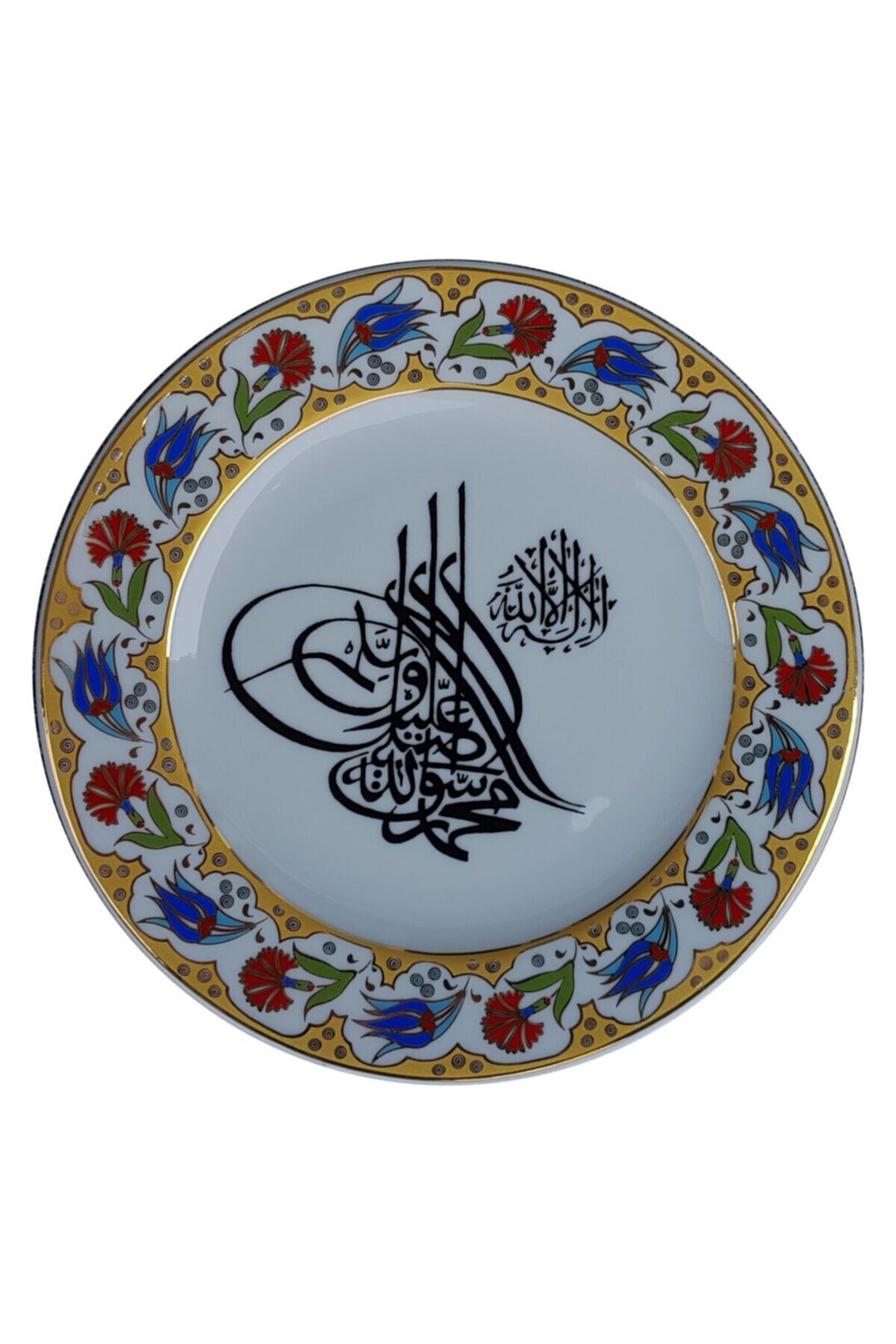 Turkish Plate Art,ottoman Tugra, Tugra on Plate, Ottoman Stamp ,cini ...