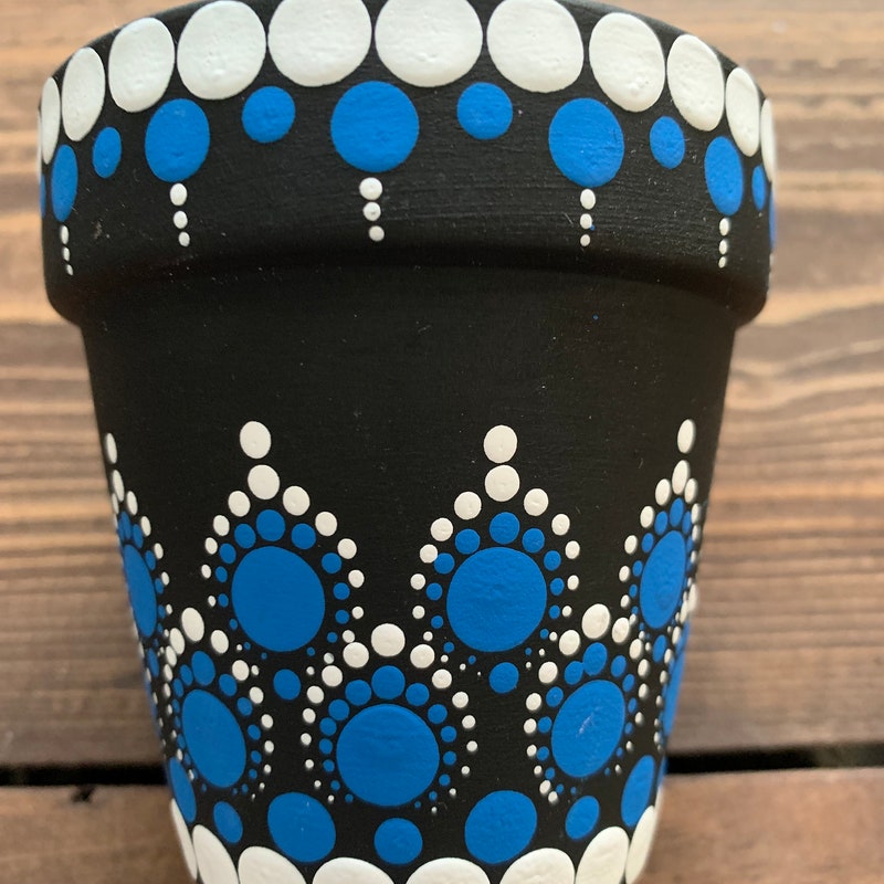 Dot Mandala Pot - Etsy