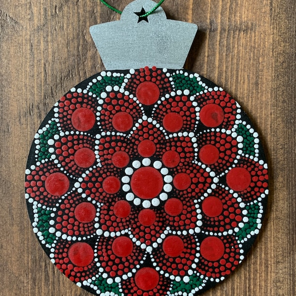 Dot Art Ornament - Etsy