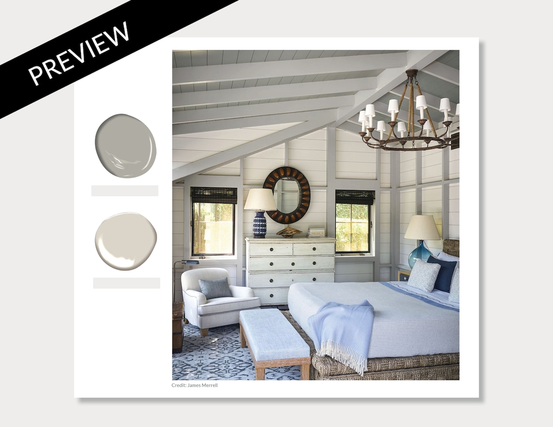 Beach House Paint Palette Coastal Paint Color Palette - Etsy