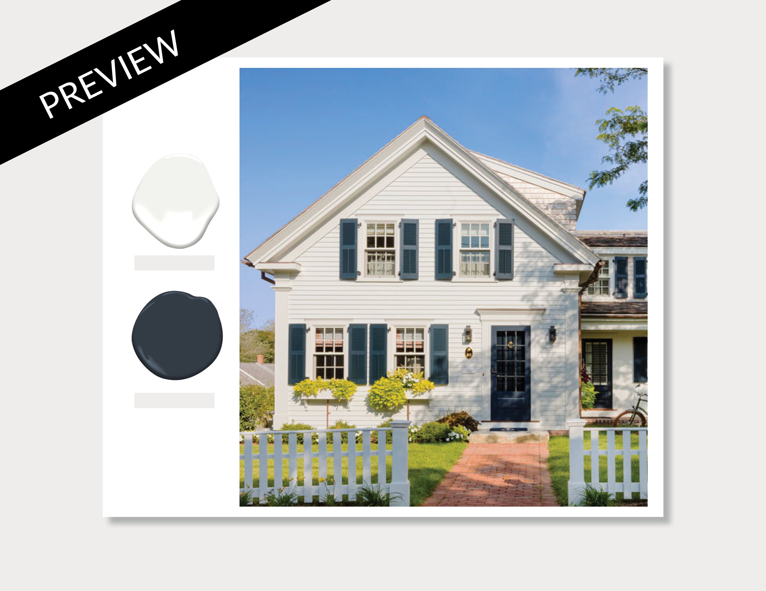 Exterior Paint Colors, Benjamin Moore, Classic, Traditional, Cape Cod ...