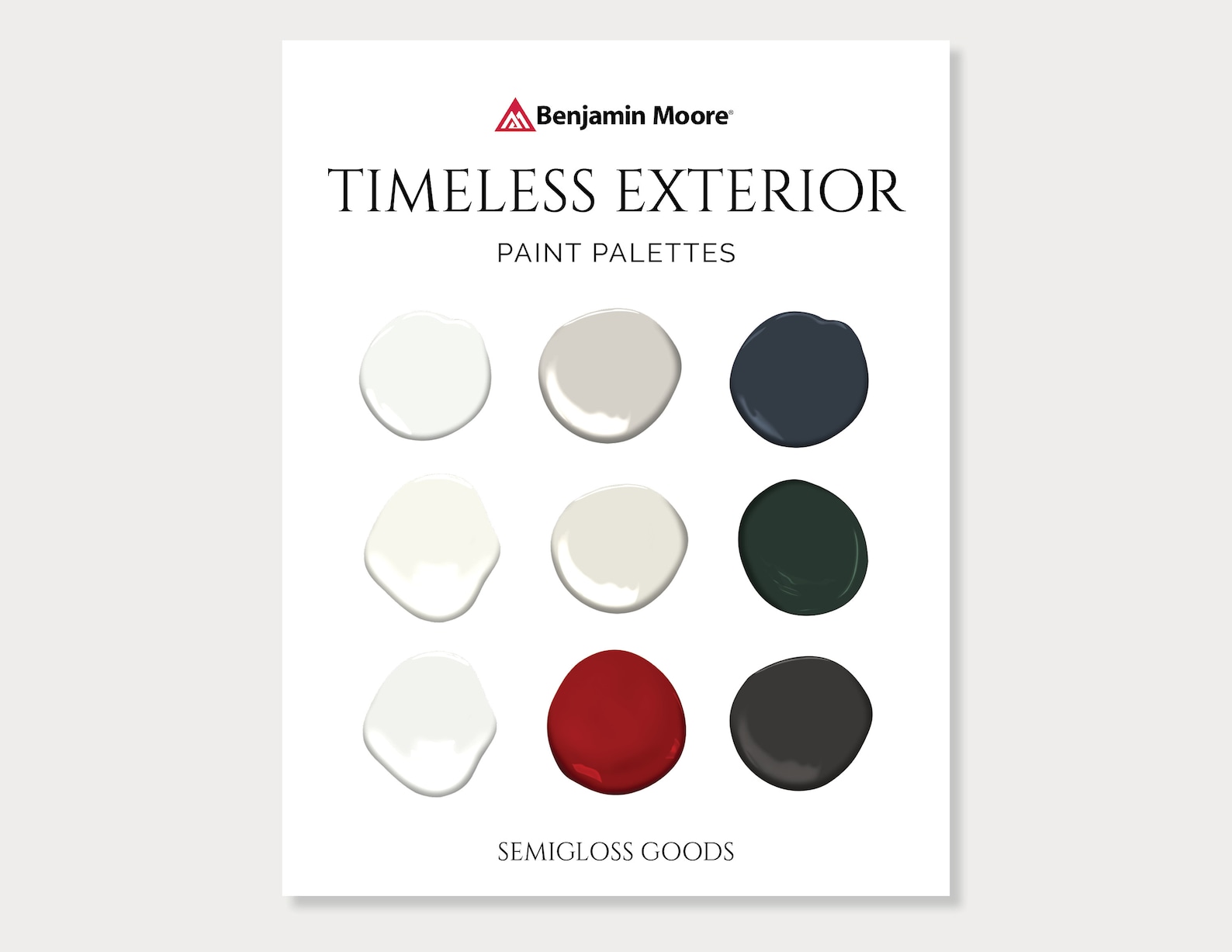 Exterior Paint Colors, Benjamin Moore, Classic, Traditional, Cape Cod ...