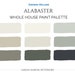 Alabaster Paint Palette, Sherwin-williams, Alabaster Coordinating ...