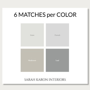 Devol Paint Colors Matched to Sherwin-williams, Benjamin Moore, Behr ...