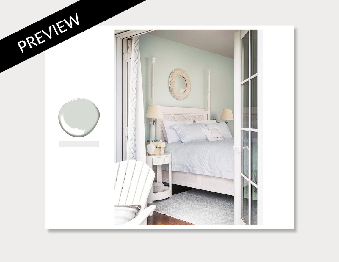 Beach House Paint Palette Coastal Paint Color Palette - Etsy