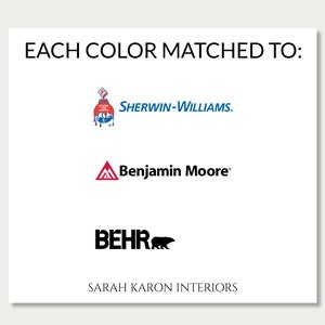 Devol Paint Colors Matched to Sherwin-williams, Benjamin Moore, Devol ...