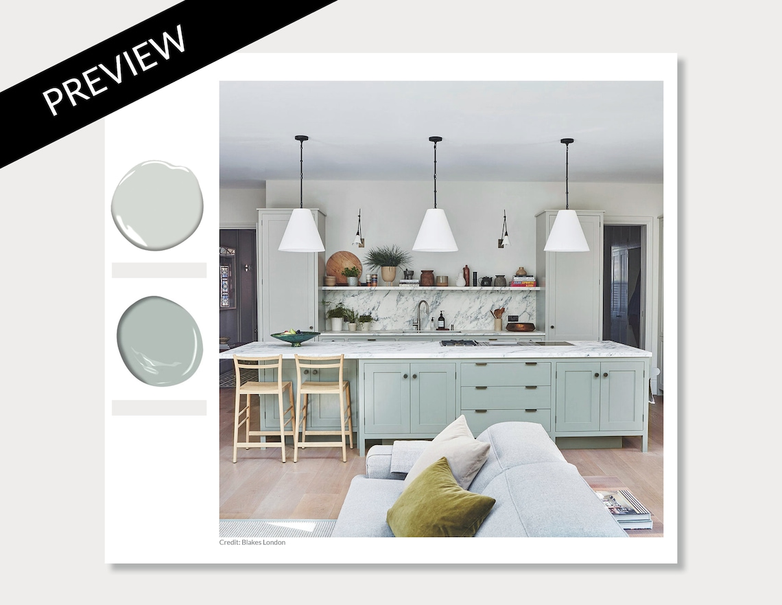 Calm Paint Palette, Benjamin Moore, Calm Undertones, Calm Reviews ...