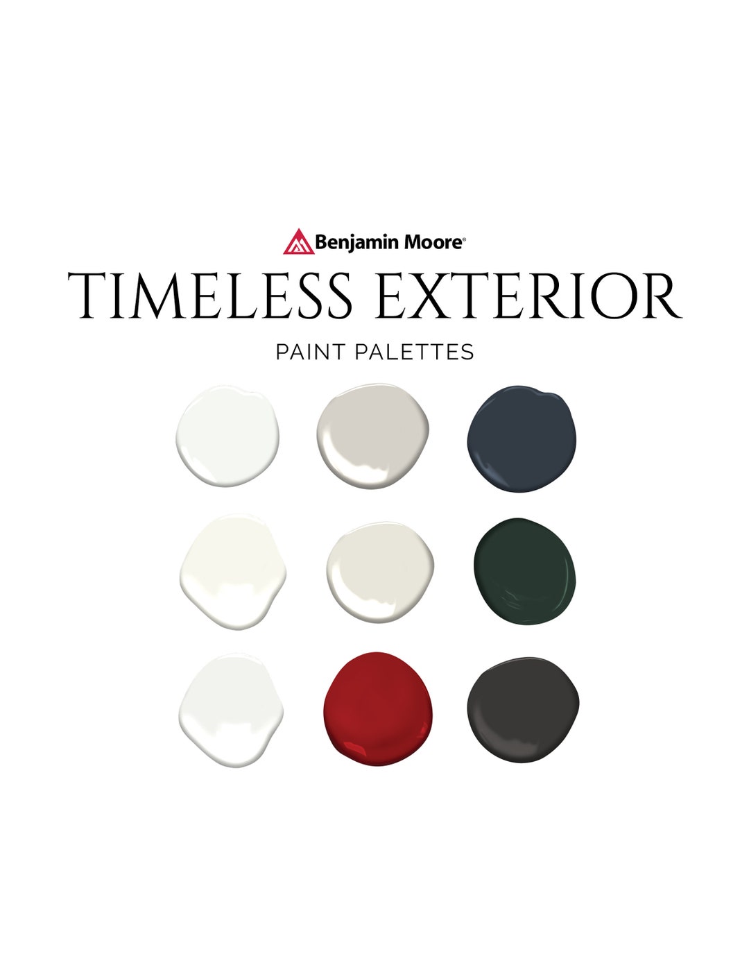 Exterior Paint Colors, Benjamin Moore, Classic, Traditional, Cape Cod ...