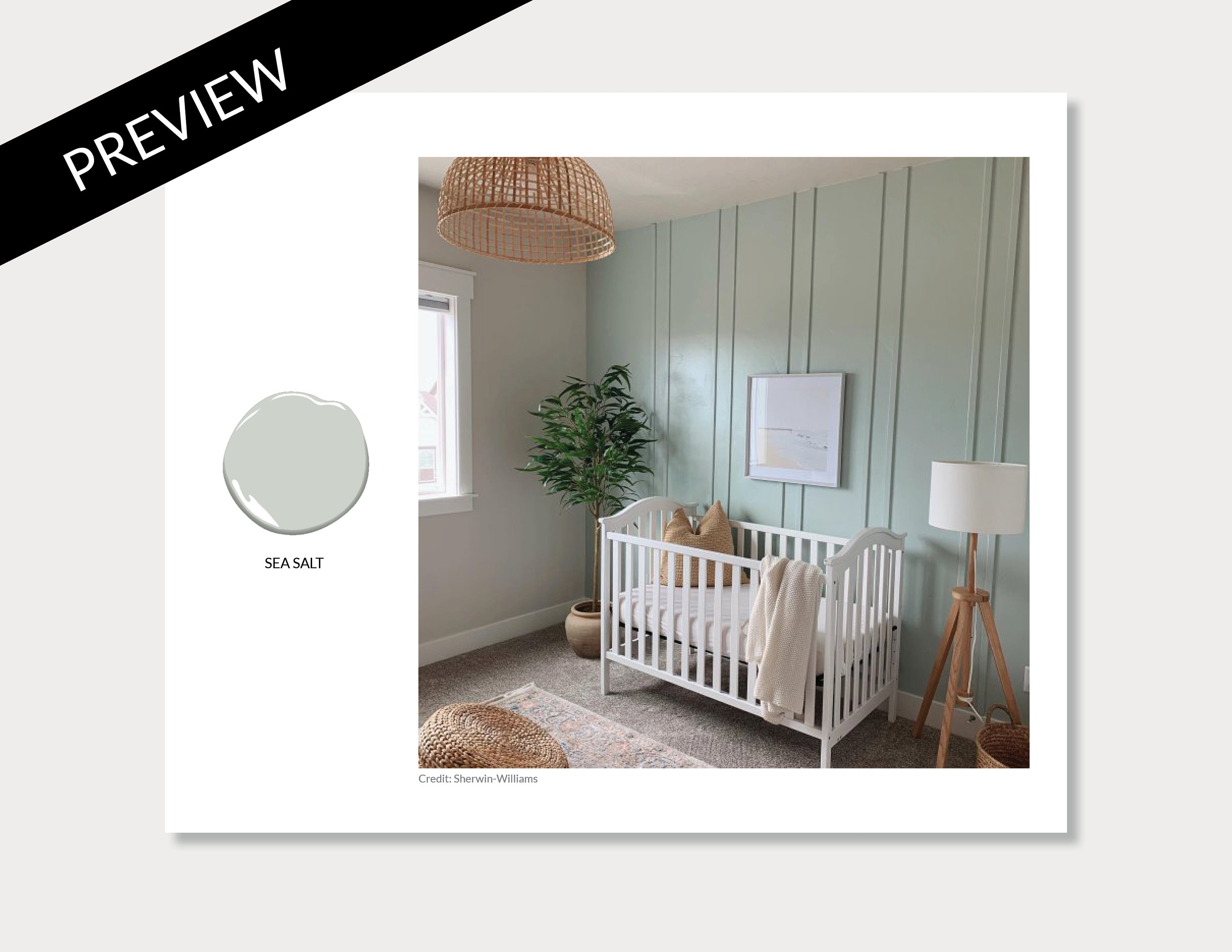 Sherwin Williams Sea Salt Palette, Fresh Color Palette, Coastal Palette ...