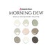 Benjamin Moore Morning Dew Palette, Fresh Color Palette, Bestselling ...