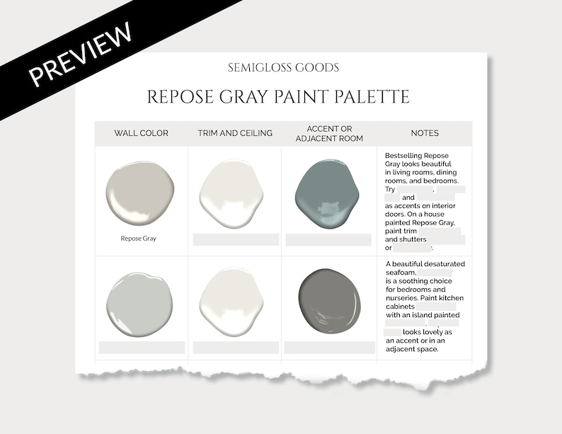 Sherwin Williams Repose Gray Palette, Repose Gray Kitchen Cabinets ...