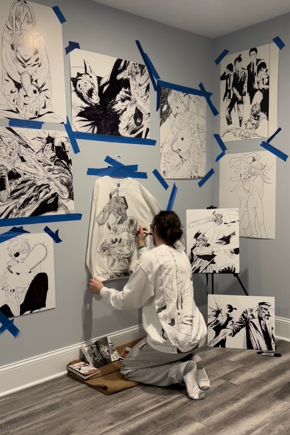 Custom Anime Canvas - Etsy