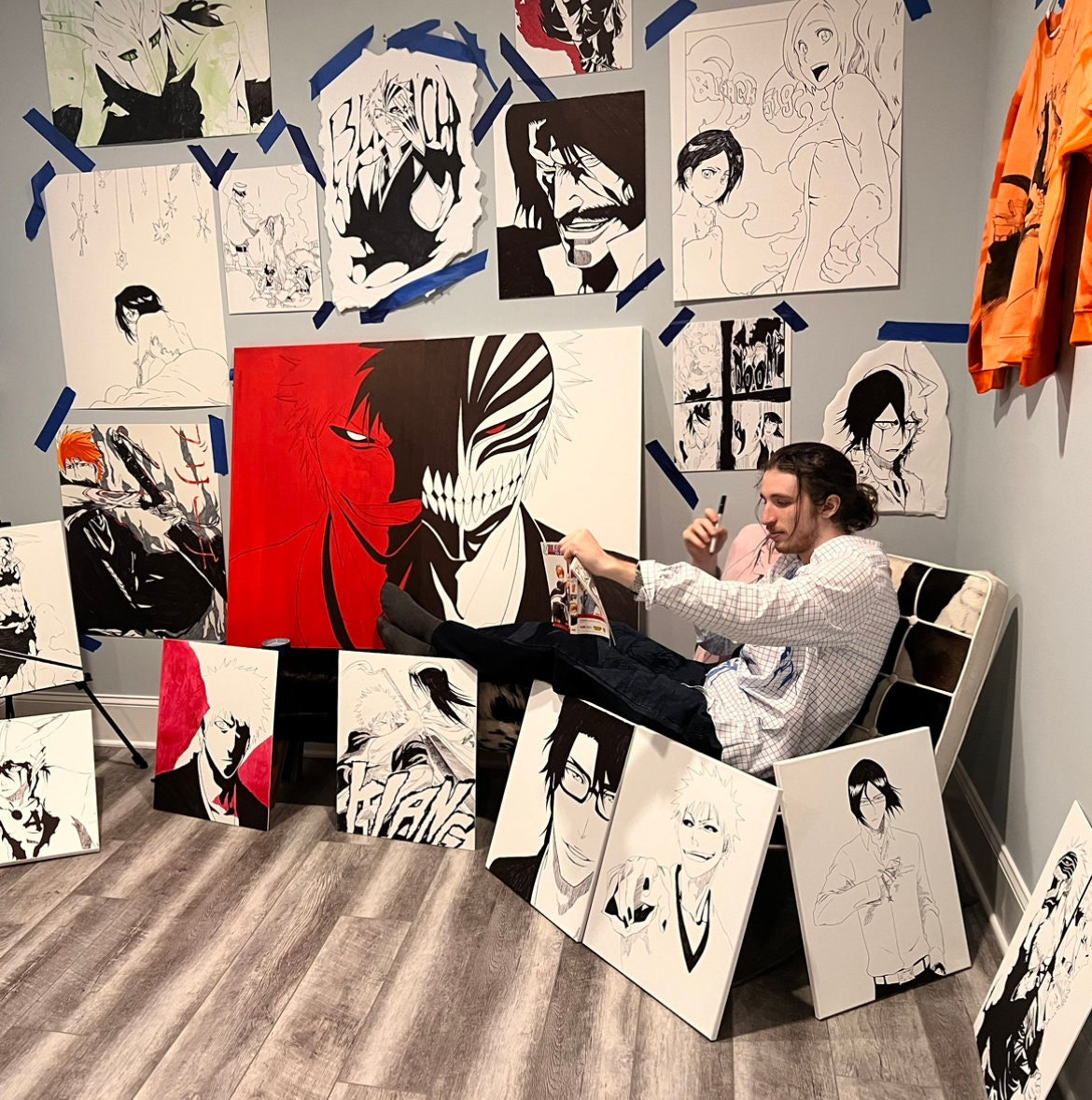 Custom Anime Canvas - Etsy