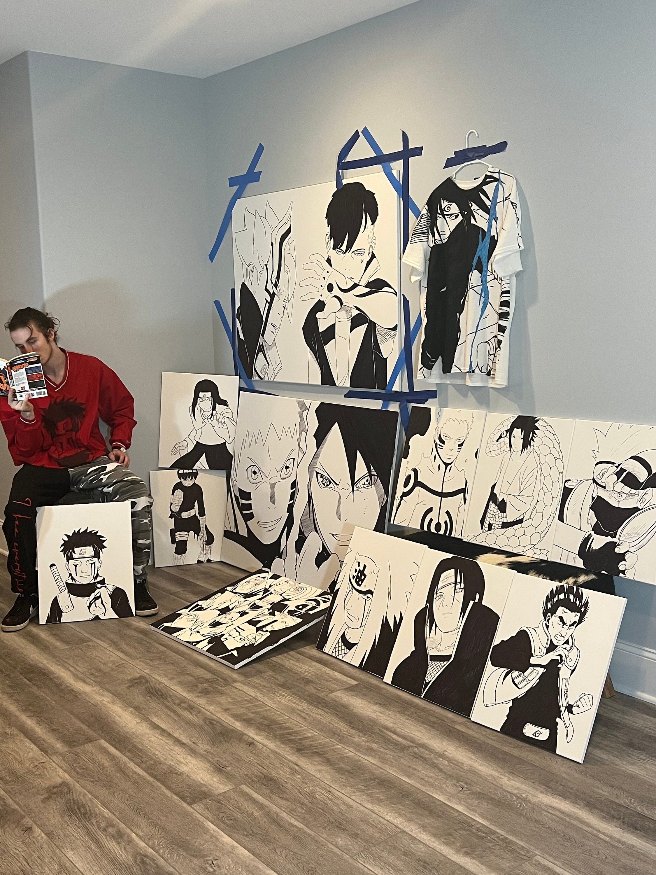 Custom Anime Canvas Etsy