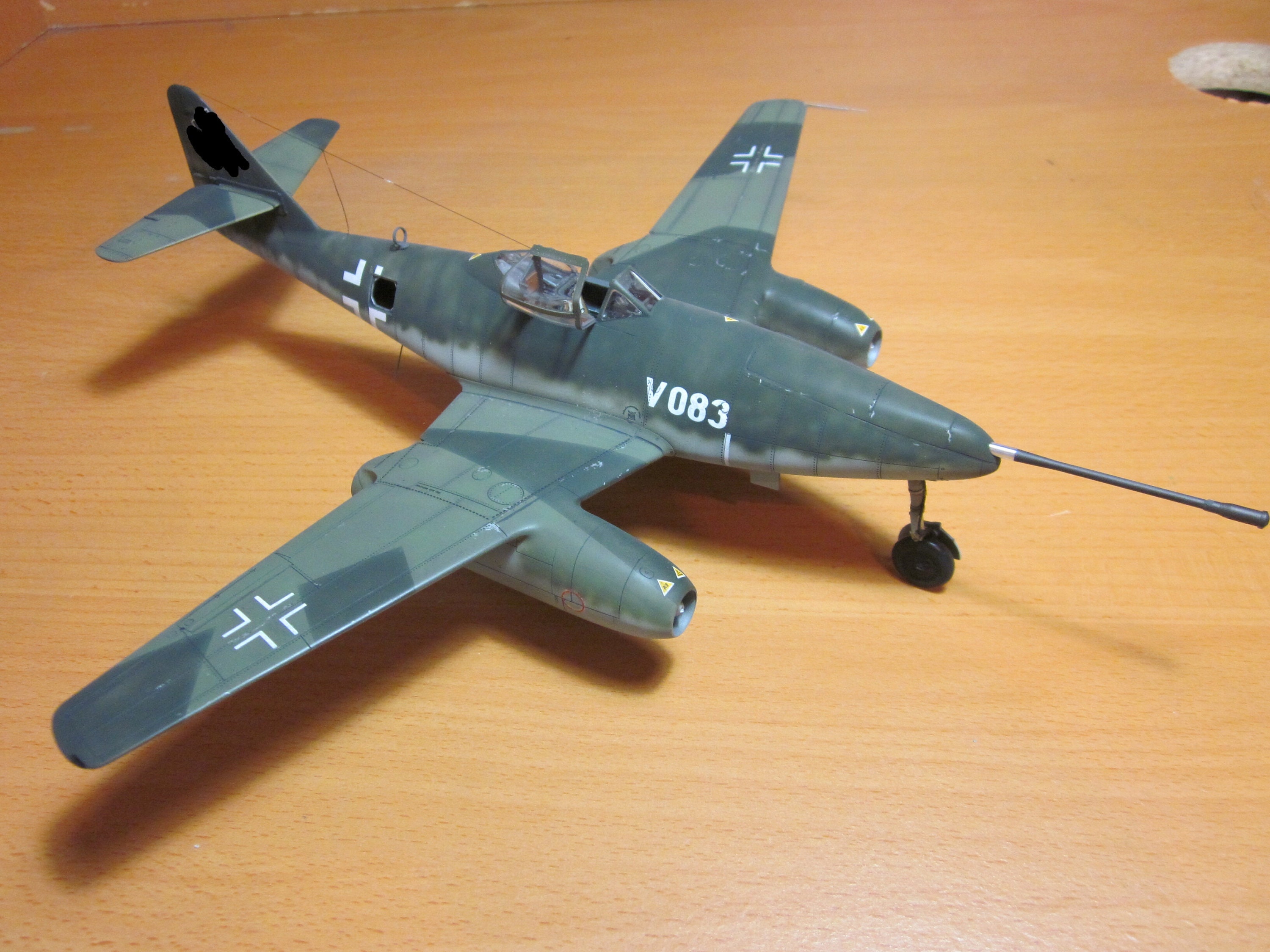 Built to Order Messerschmitt Me 262 A1/U4 1/48 Scale Pro Built Model ...