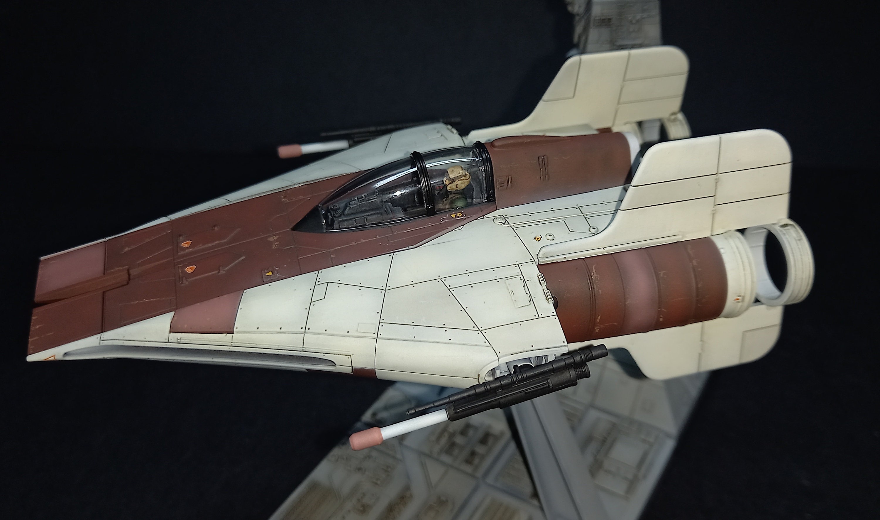 Built to Order A Wing Starfighter 1/72 Pro Built Model, Plastic Model ...