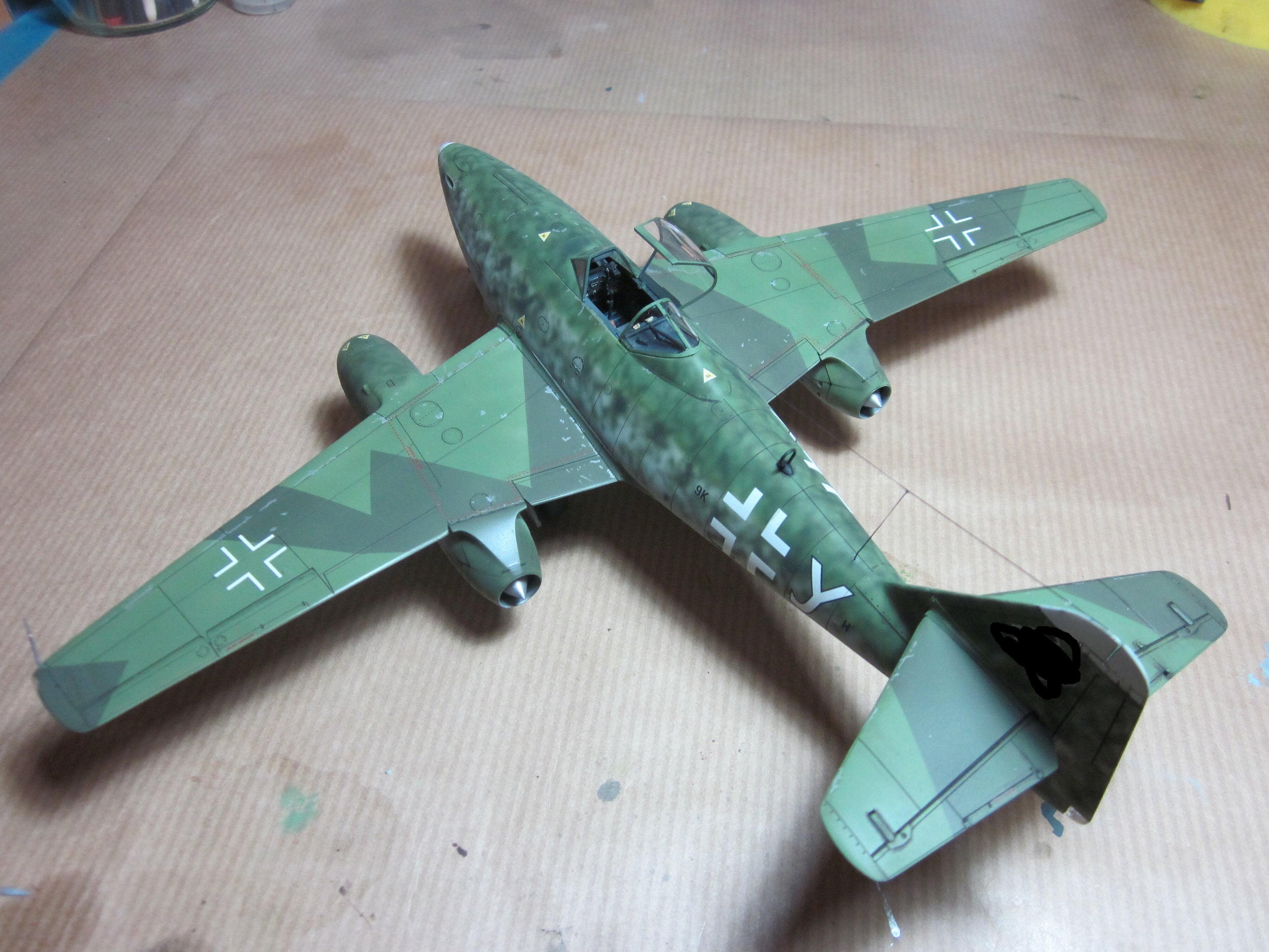 Built to Order Messerschmitt Me 262 A2a, 1/48 Scale Model - Etsy