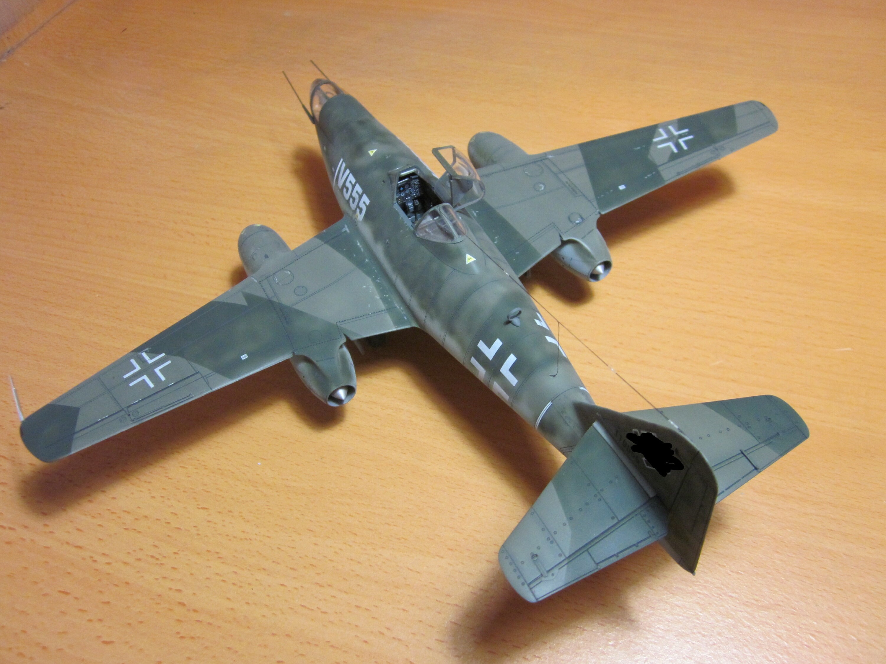 Built to Order Messerschmitt Me 262 A21/U2 48 Scale Pro Built Model ...