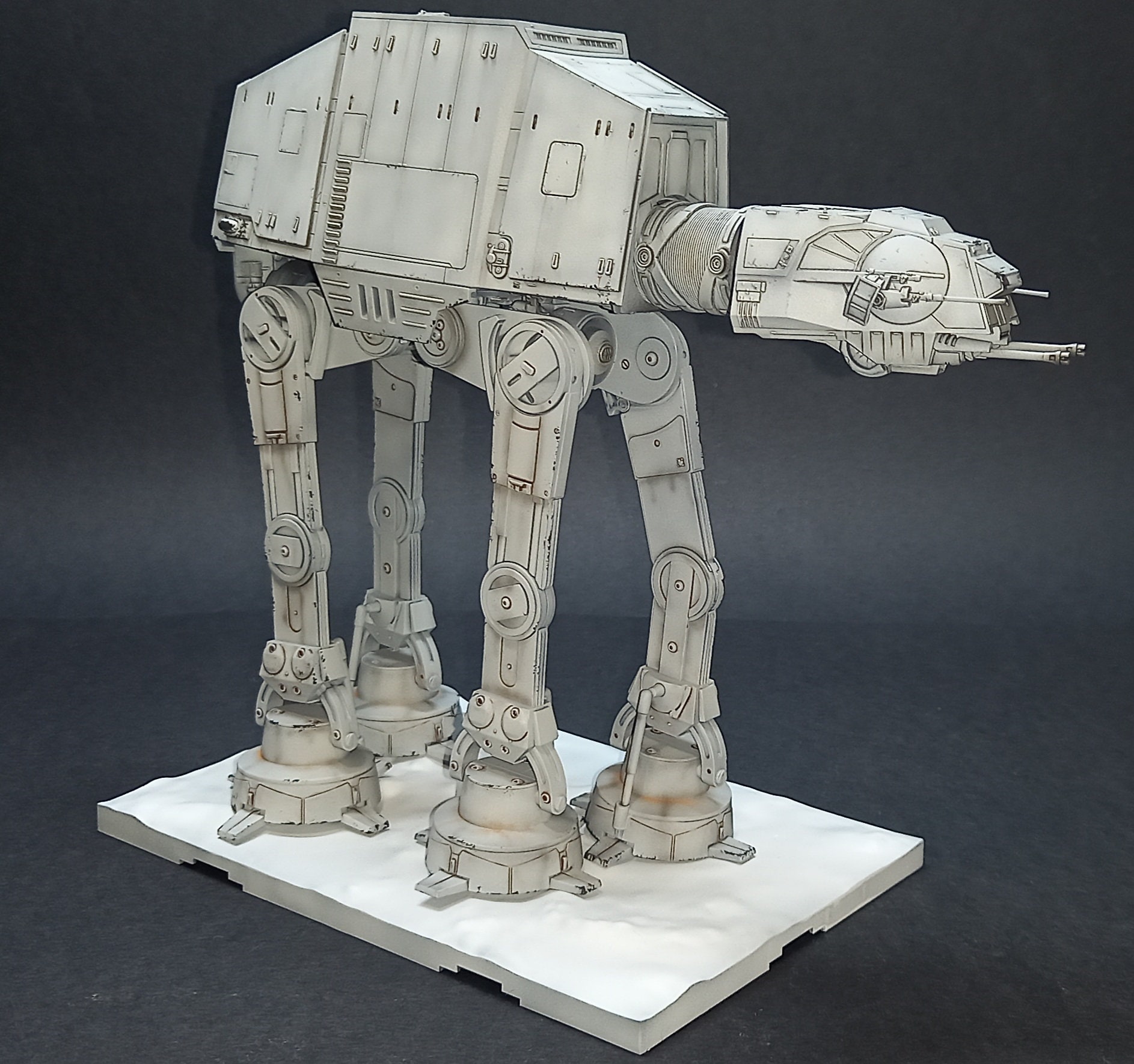 Built to Order ATAT Walker in 1/144 Scale Pro Built Model, Plastic ...