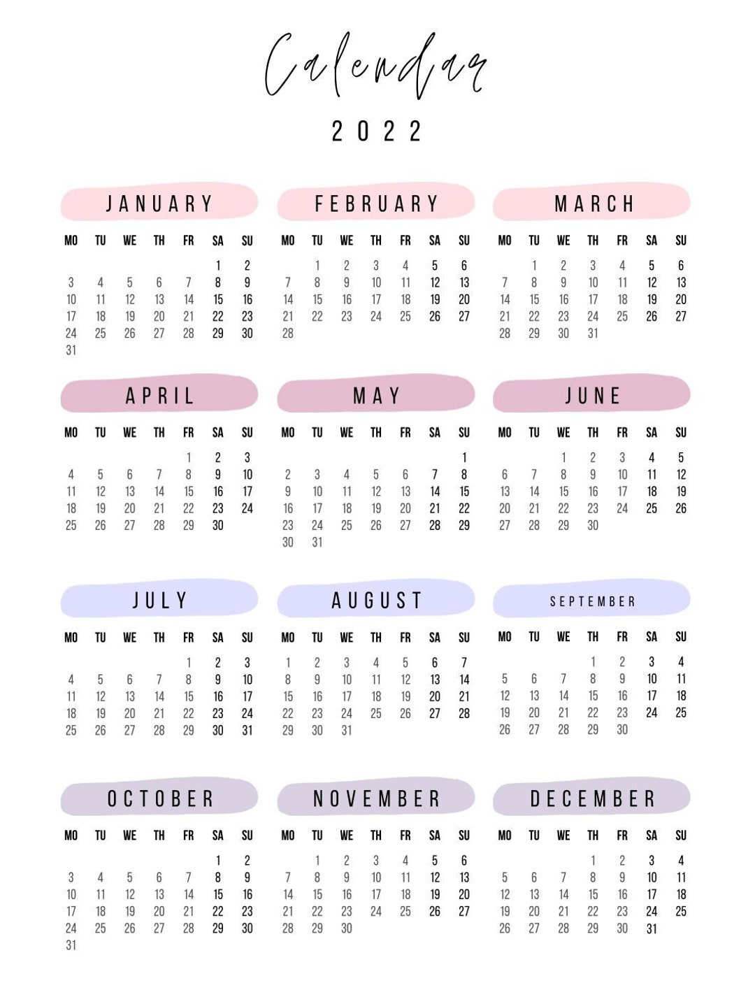 Planner - Pastel - Etsy